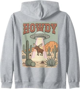 Image UFO Howdy Desert Moose Kapuzenjacke