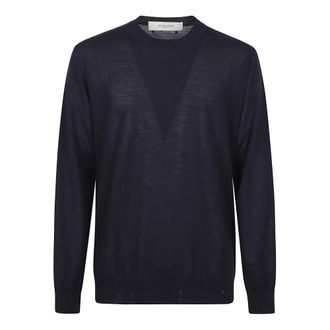 Golden Goose Regular Strick Rundhals - - Knitwear - Herren - Blau - S