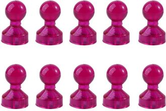 Generic K&uuml;hlschrankmagnete, kratzfeste Pinnwand-Magnete, K&uuml;hlschrankmagnete, supermagnetische Pinnwand, leichte Kegelmagnete (rosa)