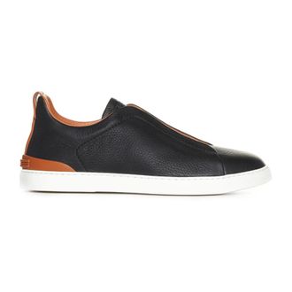 Ermenegildo Zegna Homme, Chaussures, Noir, Taille: 44 EU Baskets Casual pour Homme