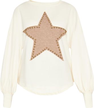 Usha Sweatshirt Frauen Aprikose