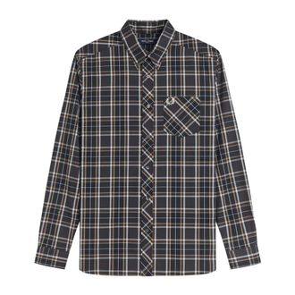 Fred Perry M2433 297 Hemd - - Shirts - Herren - Mehrfarbig - M