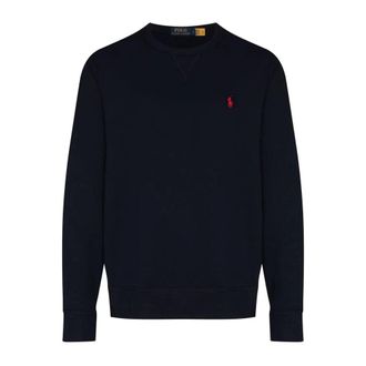 Polo Ralph Lauren RL Fleece Crewneck Sweatshirt - - Sweatshirts & Hoodies - Herren - Blau - 2XL