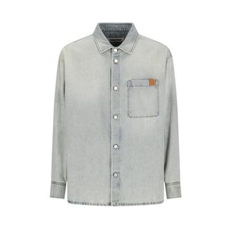 Darkpark Darkpark, Homme, Chemises, Bleu, Taille: M Keanu Tencel Patch Pocket Shirt