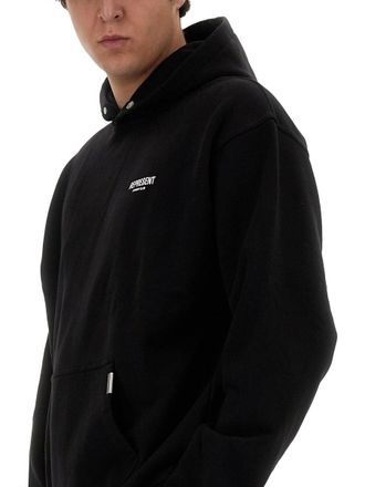 Represent Cotton Hoodie - Black