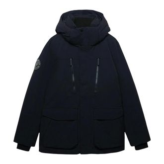 Superdry Parka City - Homme - Vestes - Bleu - Taille: L
