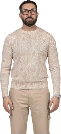 Etro Homme, Pulls, Multicolore, Taille: XL Pull en m&eacute;lange de coton W3796