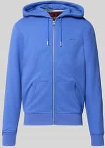 Superdry Sweatjacke mit Kapuze und Logo-Stitching