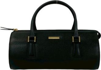 Burberry Sac &agrave; main en cuir Pre-owned - Femme - Pre-owned - Noir - Taille: ONE Size