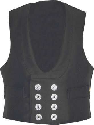 Job Job Zunftweste/Zunft-Weste aus Doppelpilot/Doppel-Pilot f&uuml;r Dachdecker u. Zimmerer schwarz (44)