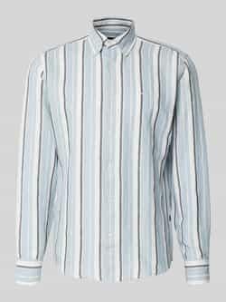 Boss Orange by Hugo Boss Regular Fit Freizeithemd aus Leinen-Baumwoll-Mix Modell RICOPLUS_M