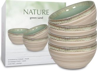 Waechtersbach 4er Geschenkset Müsli - Nature - Green Sand
