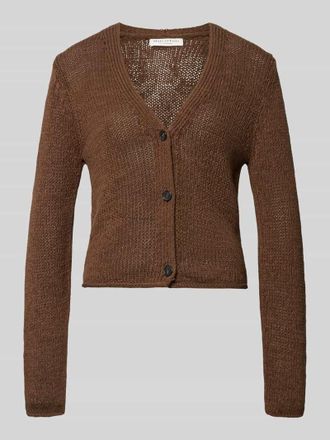 Marc O'Polo Slim Fit Strickjacke aus Baumwoll-Mix