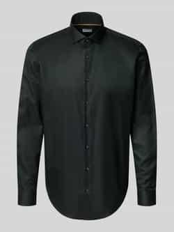 Jake*s Regular Fit Business-Hemd mit Knopfleiste