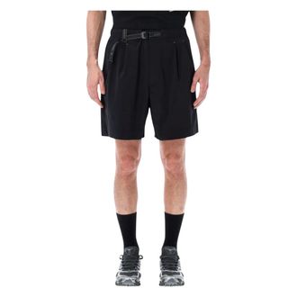 And Wander Homme, Sport, Noir, Taille: L Pleated Short