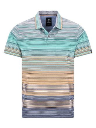 Hajo Poloshirt Pikee-Poloshirt in Multicolor-Streifen allover - stay fresh-Qualit&auml;t