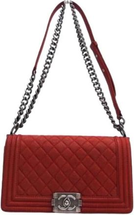 Chanel Sac bandouli&egrave;re vintage Pre-owned - Femme - Pre-owned - Rouge - Taille: ONE Size