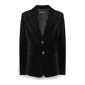 Elena Miro Damen, Jacken, Schwarzk, 6XLGröße