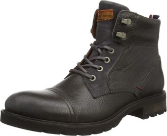 Tommy Hilfiger Curtis 6A, Herren Combat Boots, Grau (Steel Grey 039), 43 EU
