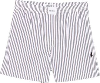 The Attico Femme, Shorts, Multicolore, Taille: 32 FR Striped Boxer Shorts