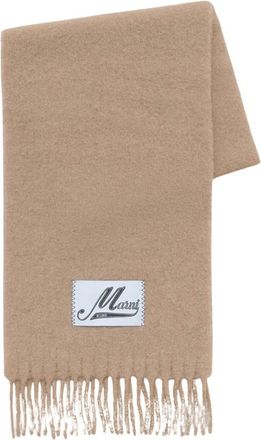 Marni unisex, Accessoires, Brun, Taille: ONE Size Sciarpa In Alpaca