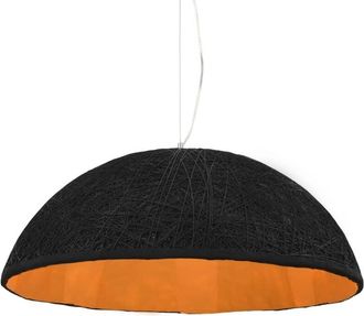 vidaXL Pendelleuchte Schwarz und Golden &Oslash;70 cm E27 Vidaxl