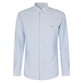 Polo Ralph Lauren Homme, Chemises, Bleu, Taille: XL SL Sport Shirt