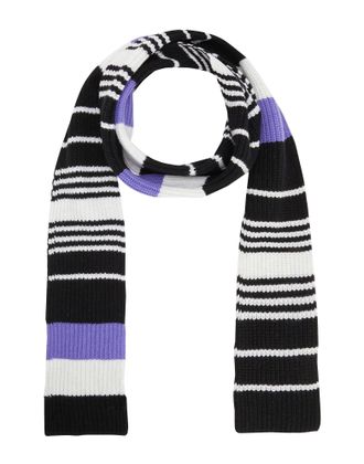 8 by YOOX WOOL BLEND LONG STRIPED SCARF