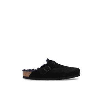 Birkenstock Femme, Chaussures, Noir, Taille: 40 EU Boston VL Shearling Regular Fit