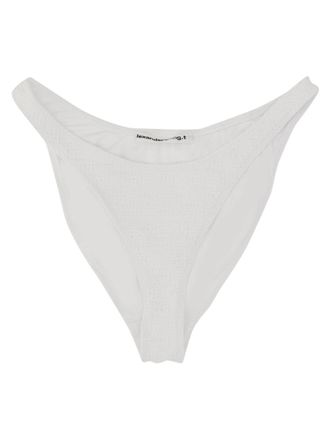 T Alexander Wang Logo-Embroidered Bikini Briefs - White