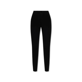 Saint Laurent Schmal geschnittene Hose - - Trousers - Damen - Schwarzk - M