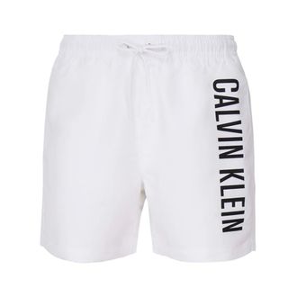 Calvin Klein Homme, Maillots de bain, Blanc, Taille: S V&ecirc;tements Mer Costume Nylon Taille &Eacute;lastique