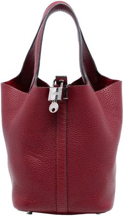 Herm&egrave;s Crossbody Bags - Clemence Picotin Lock 18 - Gr. unisize - in Rot - f&uuml;r Damen