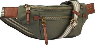 Camel Active Damen Bauchtasche aus Nylon mit Reißverschlüssen Khaki, Womenswear-M