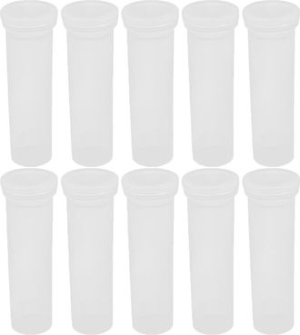 BESPORTBLE TOMETURE 10 St&uuml;ck Kunststoff Blumenr&ouml;hrchen mit Kappen f&uuml;r Einzelne Stielblumen Transparente Wasserr&ouml;hrchen zur Feuchtigkeitsspeicherung und L&auml;ngeren 