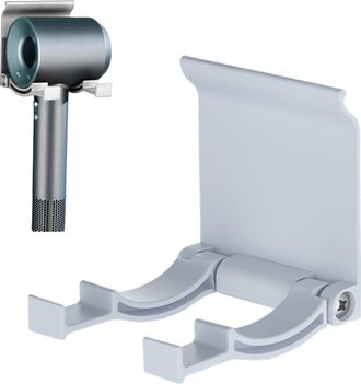 Generic Wandmontierter Haartrockner Halter, Faltbare Haarwerkzeug Halterung, Haartrockner Aufbewahrungsregal, F&uuml;r Frauen Zuhause Salon Hotel Fitnessstudio Stu