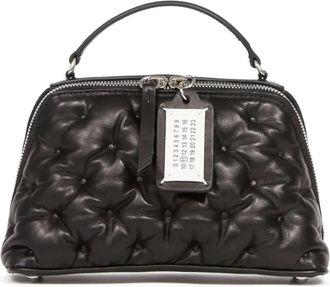 Maison Margiela Crossbody Bags - Glam Slam Embroidery Trapezoid Bag Black - Gr. unisize - in Schwarz - für Damen