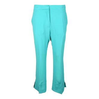 Semicouture Ma&szlig;geschneiderte Hose aus Seidenmischung - - Trousers - Damen - Gr&uuml;n - M