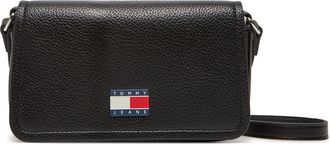 Tommy Jeans Handtasche Tommy Jeans Tjw Must Flap Crossover AW0AW17553 Schwarz