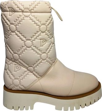 Pollini Femme, Chaussures, Blanc, Taille: 40 EU stivali e stivaletti Nylon