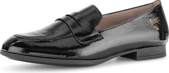 Gabor Damen Slipper, Frauen Slip On,Halbschuhe,Slides,Schlupfschuhe,schluepfschuhe,Loafer,College Schuhe,Businessschuhe,schwarz,38.5 EU / 5.5 UK