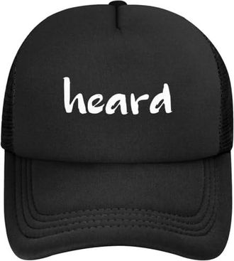 Generic Casquettes de Baseball pour Hommes Hommes, Heard Funny Chef Jargon Slang Chef Cuisine Casquette de Baseball Noire Respirante Chapeau de Camionneur pou