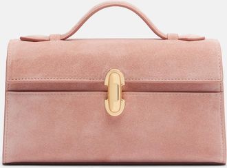 Savette Henkeltasche Symmetry Pochette aus Veloursleder