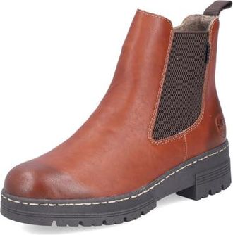 Rieker Bottines Chelsea 73892 pour femme - Semelle lâche, Marron 24., 41 EU