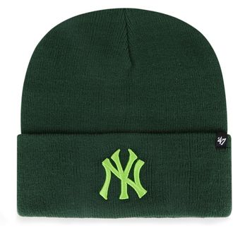 47 Brand 47 BEANIE MLB NEW YORK YANKEES HAYMAKER DARK GREEN