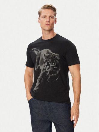 HUGO BOSS T-Shirt Daffilo 50568689 Schwarz Regular Fit