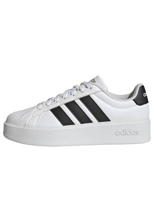 adidas Damen STREETTALK Bold Shoes, FTWR White/core Black/Matte Gold, 41 1/3 EU