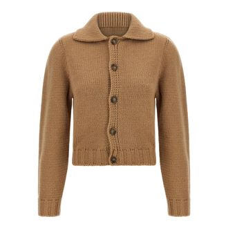 Maison Margiela Femme, Pulls, Beige, Taille: 40 FR Gilet &agrave; coutures apparentes