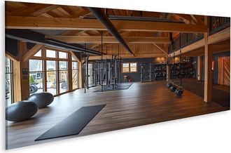 Islandburner Prime Bild auf Leinwand Moderne Fitnessstudio Einrichtung Bild Bilder Wandbilder Poster