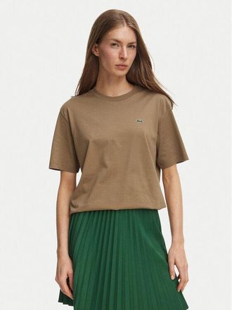 Lacoste T-Shirt TF7215 Hellbraun Regular Fit